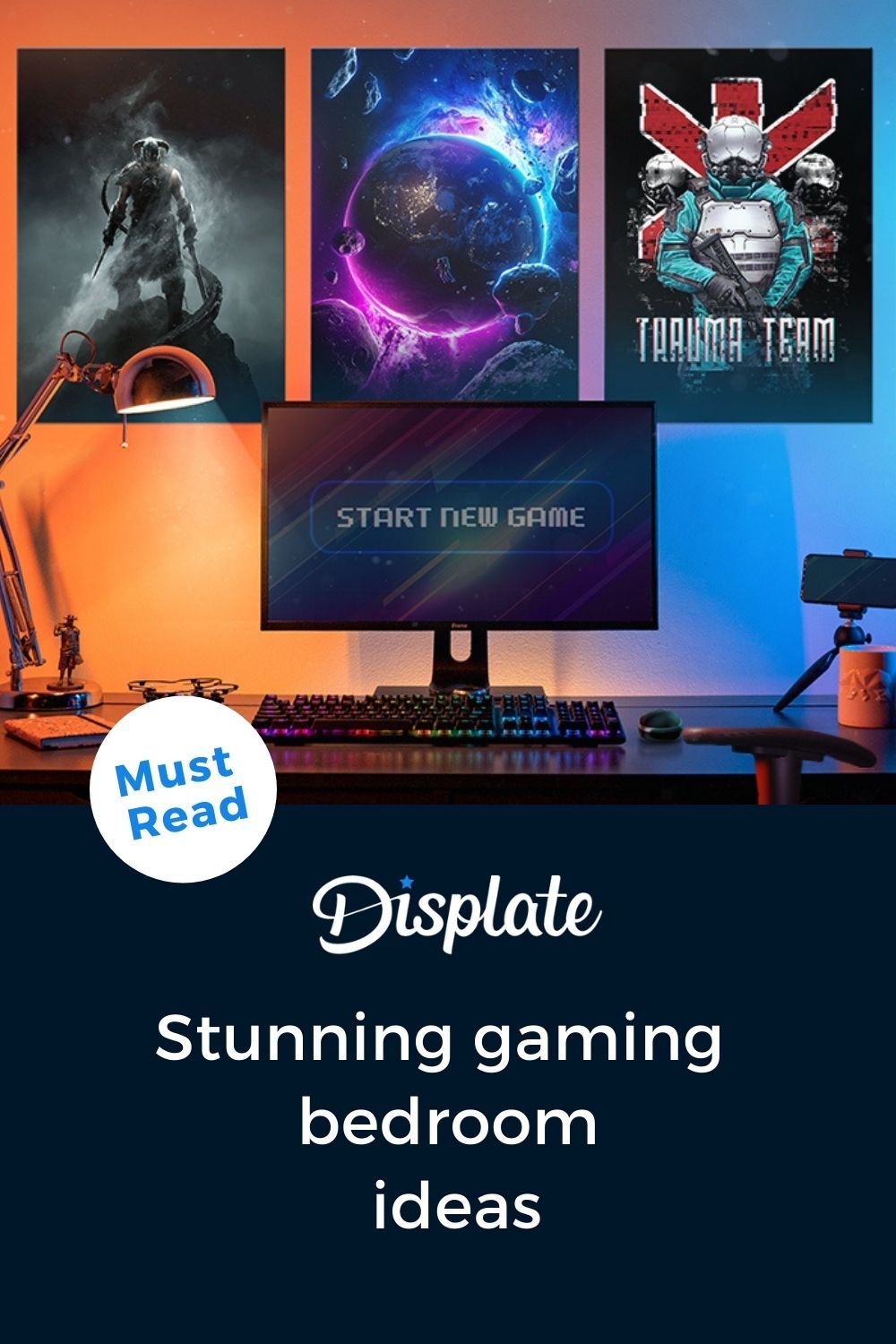 30 Stunning Gaming Bedroom Ideas in 2022 | Displate Blog