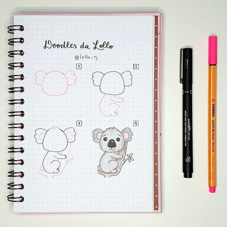 75 Cute Things to Draw in Your Bujo (With Step-by-Step Tutorials ...