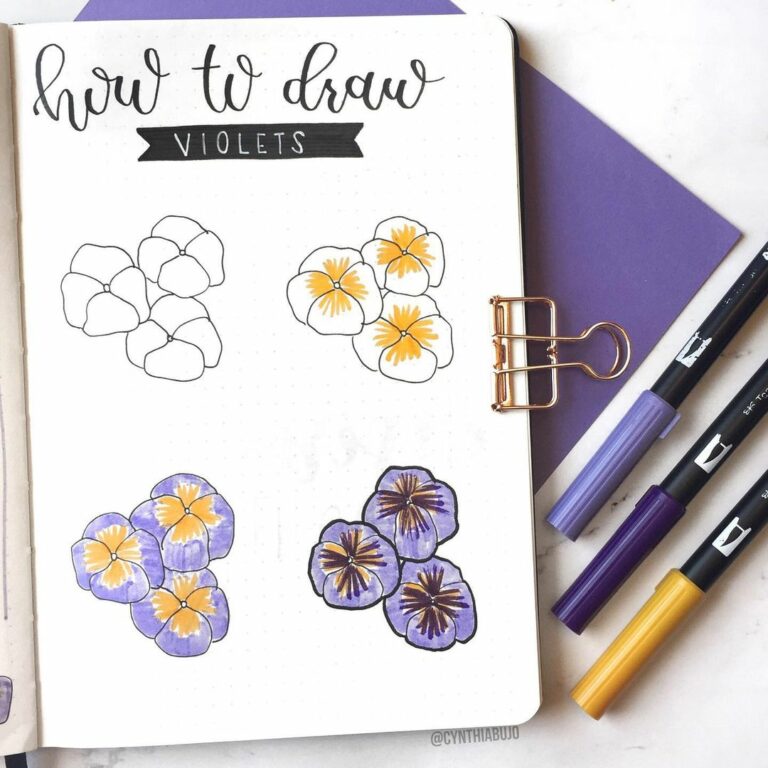 75 Cute Things to Draw in Your Bujo (With Step-by-Step Tutorials ...
