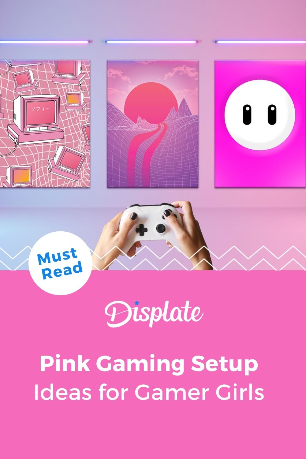 33 Pink Gaming Setup Ideas to Keep any Gamer Girl Happy | Displate Blog