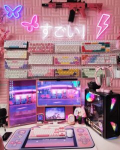 33 Pink Gaming Setup Ideas: Not Just for Gamer Girls! | Displate Blog