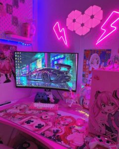 33 Pink Gaming Setup Ideas: Not Just for Gamer Girls! | Displate Blog