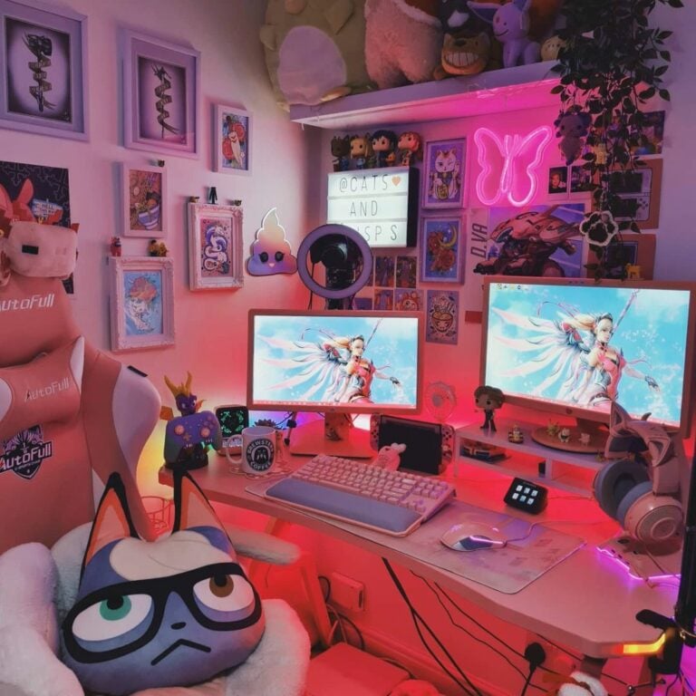 33 Pink Gaming Setup Ideas: Not Just for Gamer Girls! | Displate Blog