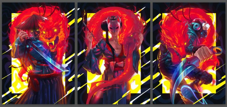 Neon Assassins: Interview with Shidzaku | Displate Blog