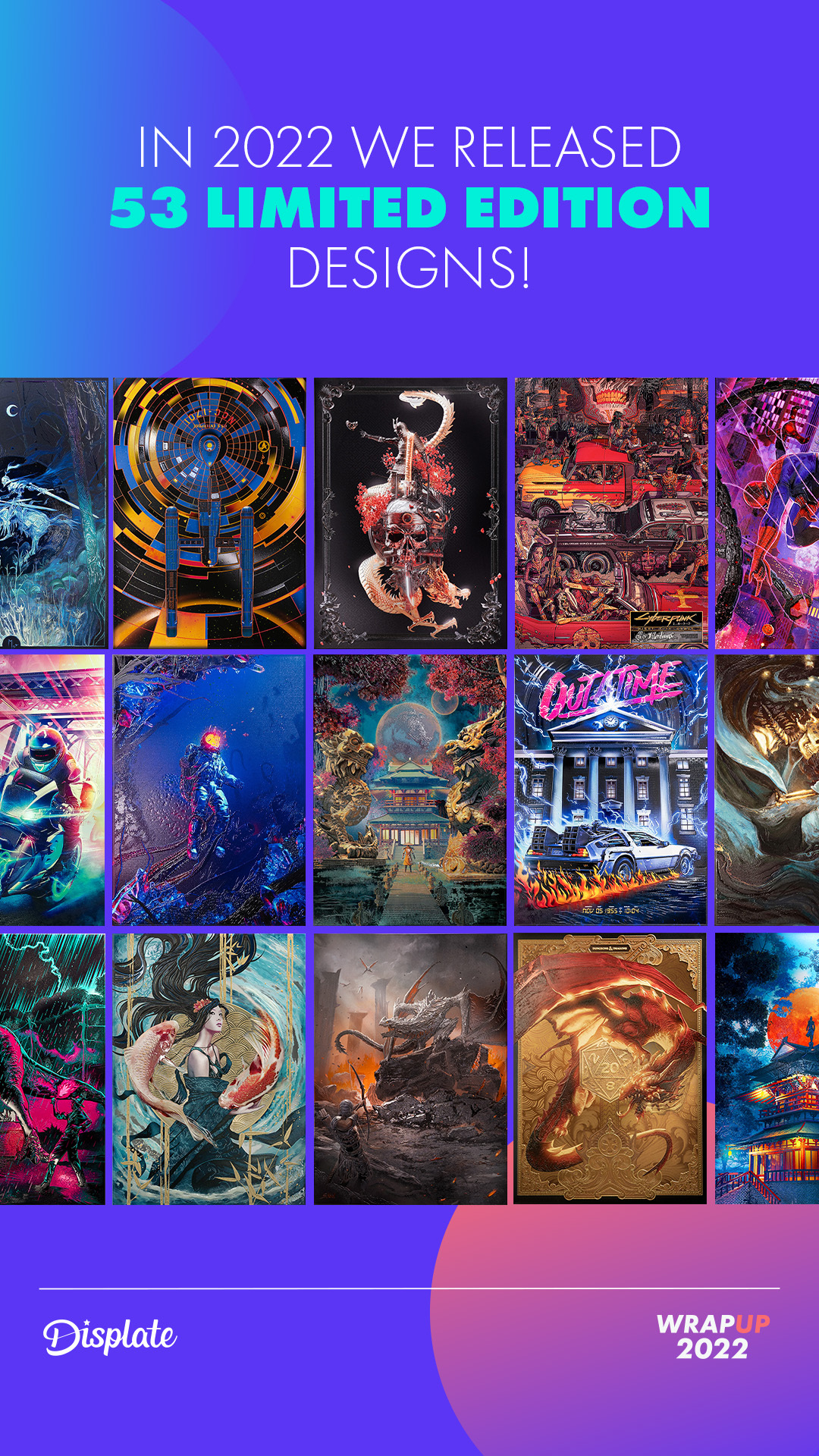 2022 Limited Edition Displate Wrap-Up | Displate Blog