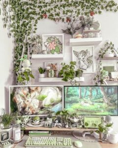 15 All-White Gaming Setup Ideas to Inspire Your Next Build | Displate Blog