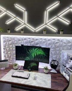 15 All-White Gaming Setup Ideas to Inspire Your Next Build | Displate Blog