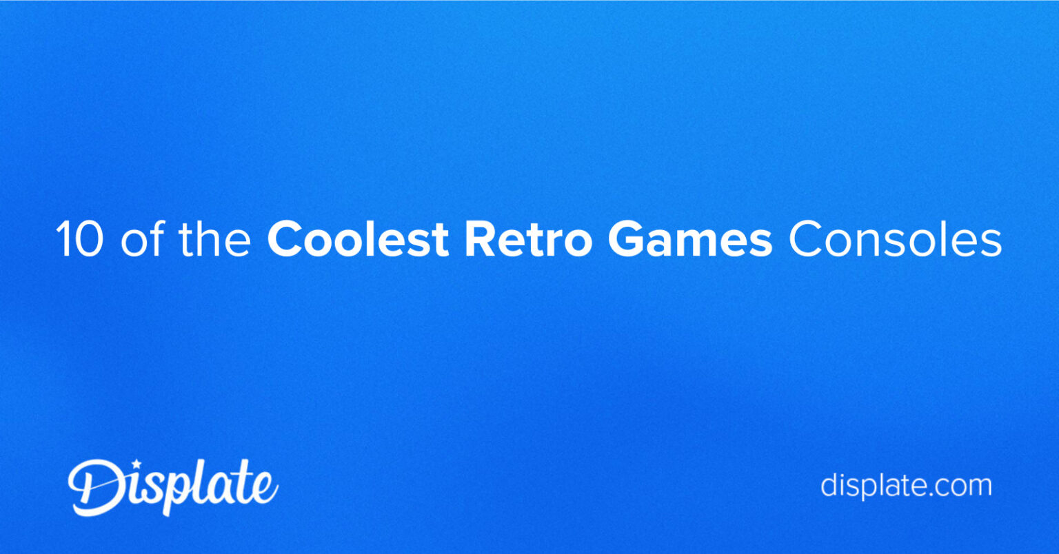 10 of the Coolest Retro Games Consoles | Displate Blog