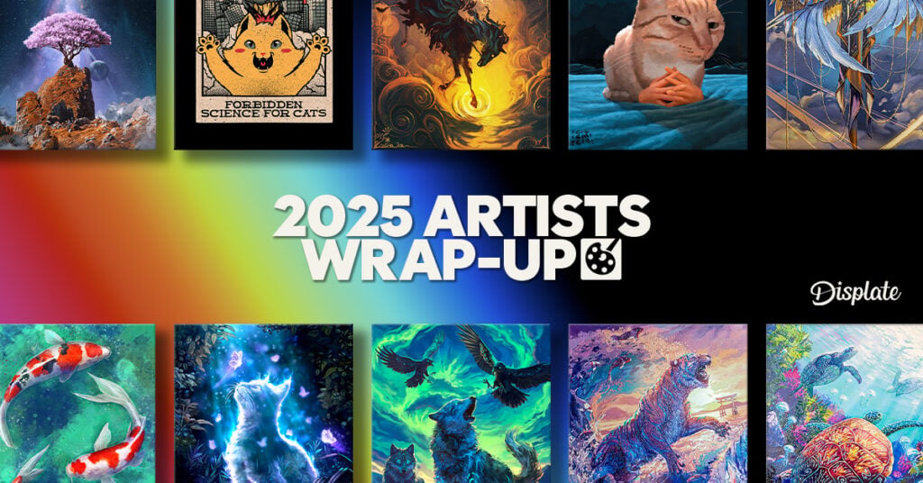 2025 in Displate Art: Top Creators Highlights | Displate Blog
