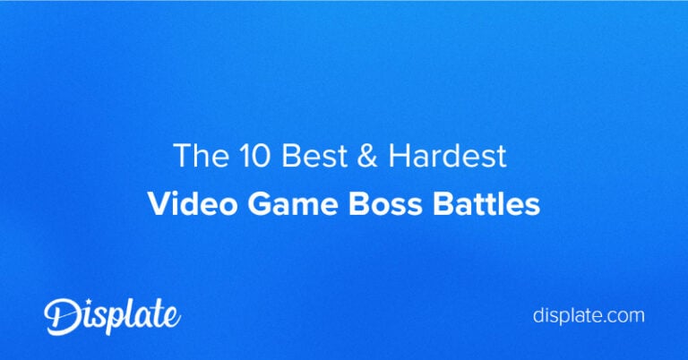 The 10 Best & Hardest Video Game Boss Battles | Displate Blog